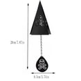Black Skull Crossbones Iron Wind Chime Gothic Halloween Hanging ...