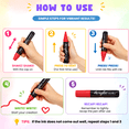 12 Metallic and Neon Colors Poster Board Markers Jumbo - 15mm Jumbo ...