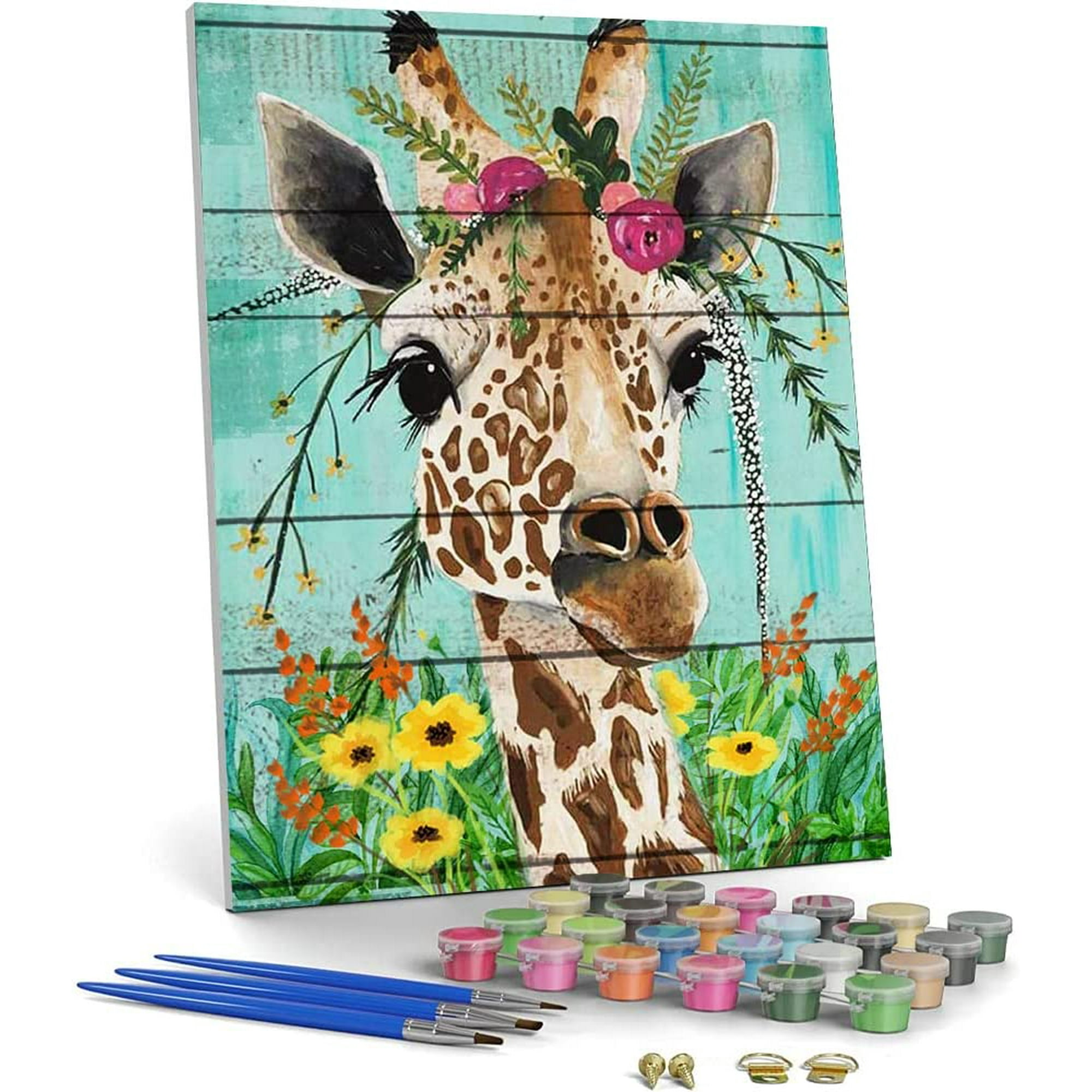 Giraffe Painting For Kids