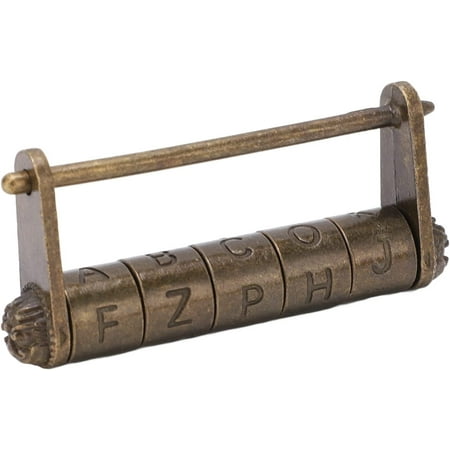 Classical Da Vinci Code Lock Antique Padlock Combination Letter ...