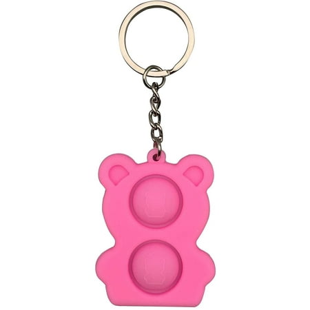 Simple Fidget Dimple Toy, Keychain Stress Reliever Toy, Portable ...