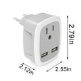European Travel Plug Adapter The US To Europe Outlet Converter european-travel-plug-adapter-the-us-to-europe-outlet-converter