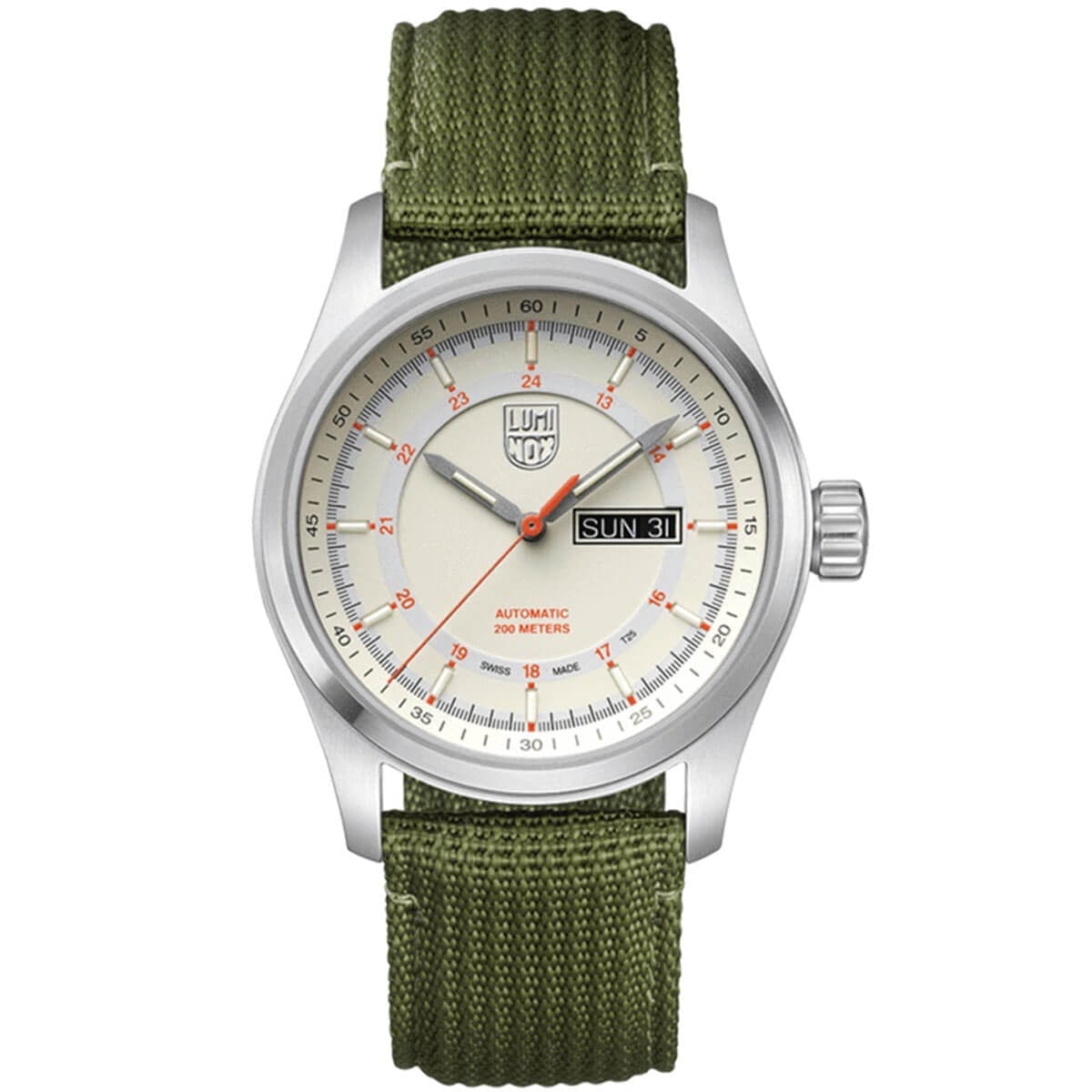 Luminox Men's F-22 Raptor 9270 Series, Blue Strap, Silver Luminox Men's F-22 Raptor 9270 Series, Blue Strap, Silver