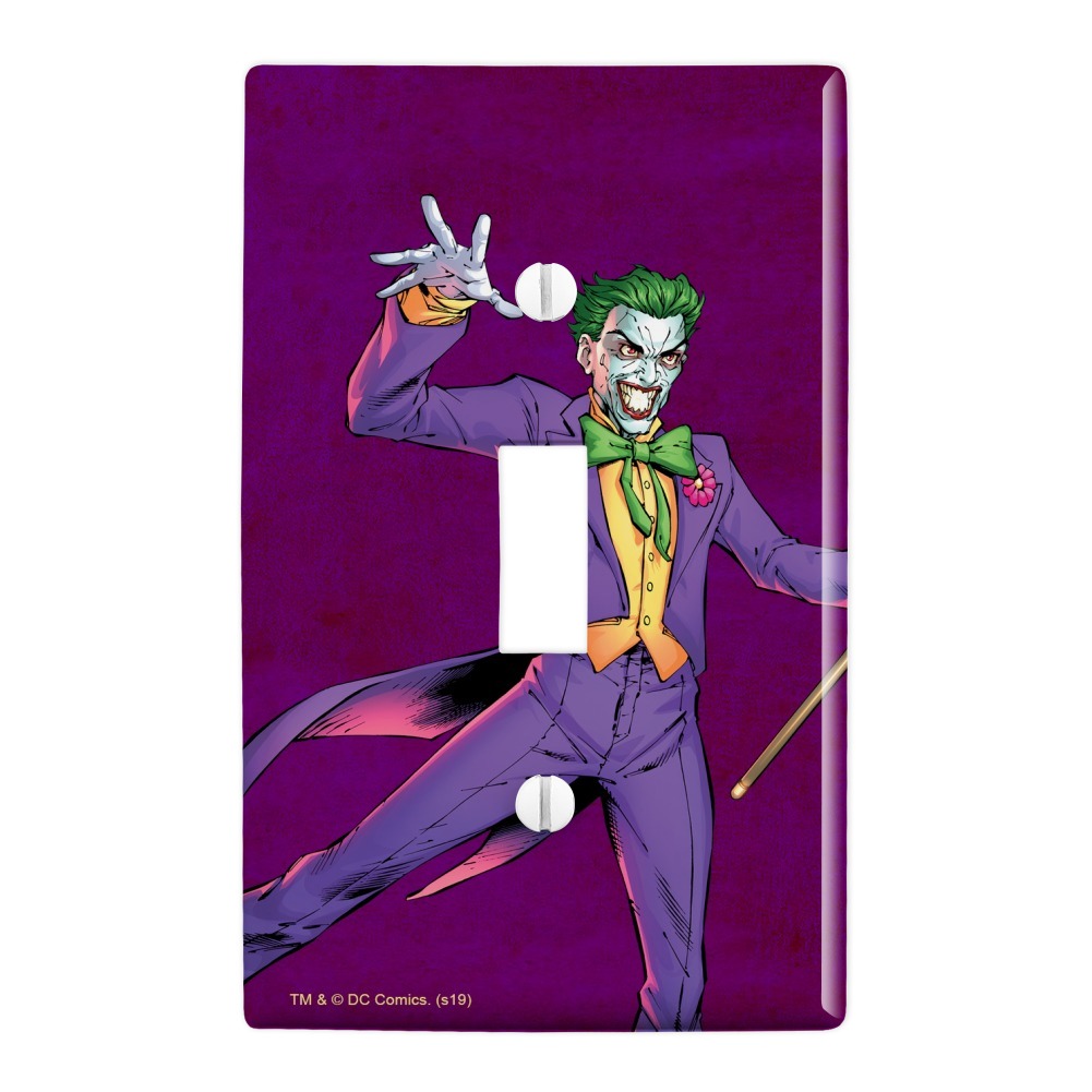Batman Joker Character Plastic Wall Decor Toggle Light Switch Plate ...