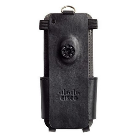 Cisco CP-LCASE-8821- Wireless IP Phone Leather Case with Belt & Pocket ...