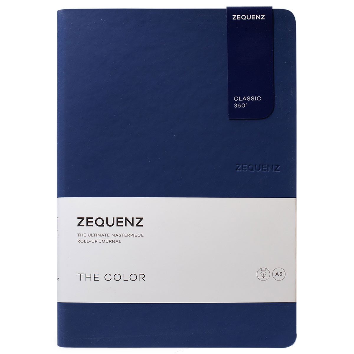 Zequenz Classic 360 The Color A5 Notebook, Blank, Dark Navy - Walmart.com