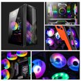 Elegant Choise PC Case Fans 120mm RGB Computer Fan Quiet Cooling, Black ...
