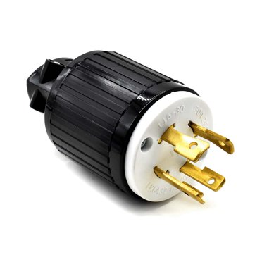 Superior Electric YGA025 Twist Lock Electrical Plug 4 Wire, 30 Amps ...