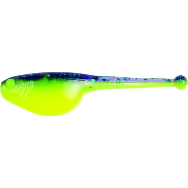 Strike King Mr. Crappie 2" Shadpole Curly Tail Fishing Lure, June Bug ...