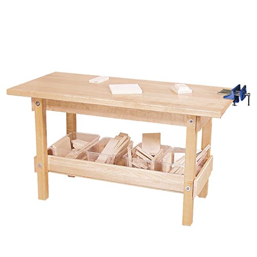 Workbench with (4) Translucent Trays and Wood Pieces - Walmart.com