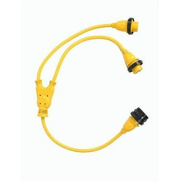 Free Shipping! Amp Up Marine & RV Cords 125v 30a x 12' Marine Shore Power Cord, Yellow - Walmart ...