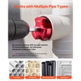 7-Piece 3-Blade PVC Pipe Reamer Socket Saver Tool Kit, Sizes 1/2"~4 ...