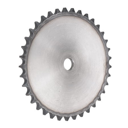 Uxcell 37 Teeth Flat Chain Sprocket Type A 1/2" Pitch, 16mm Bore Carbon ...