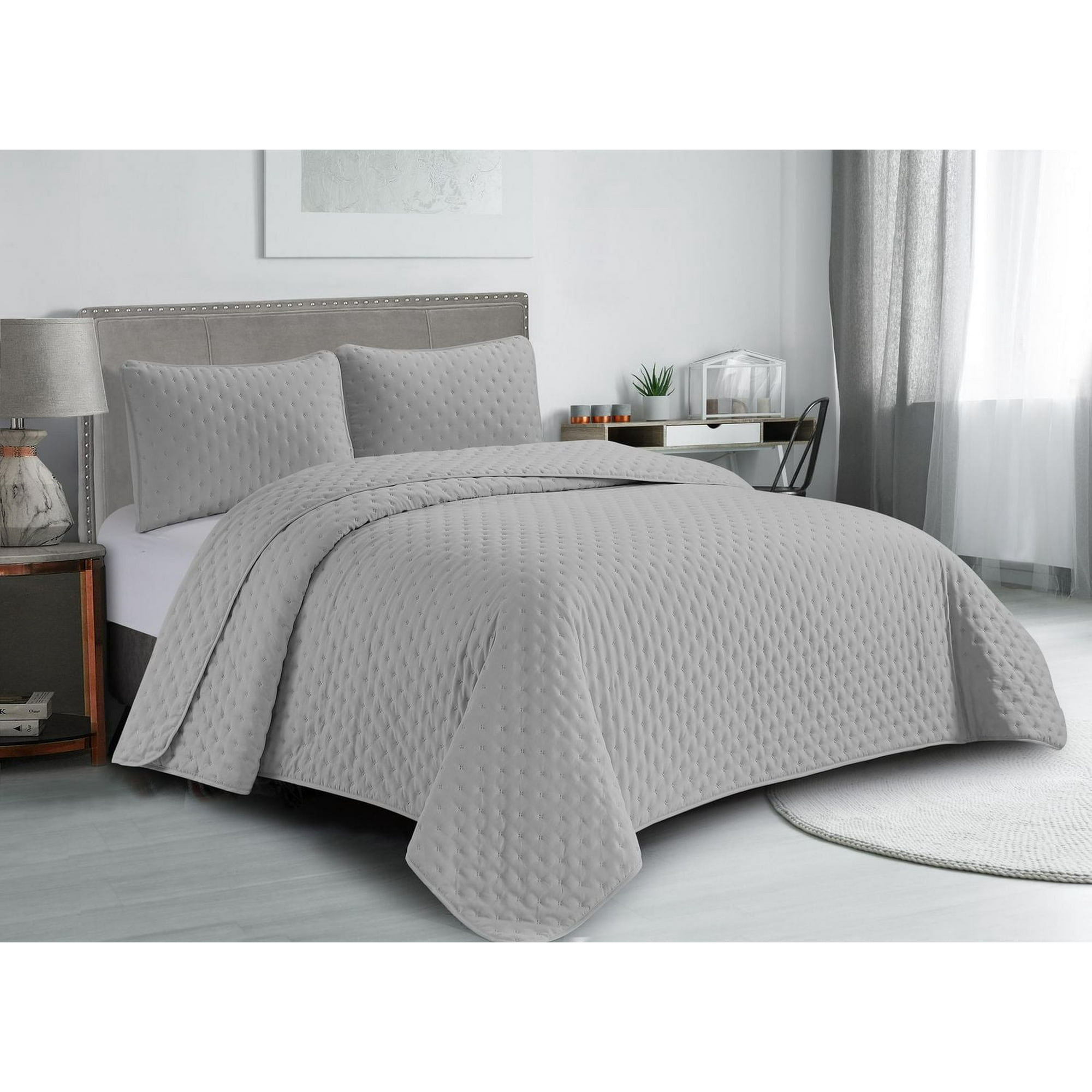 Click here for Swift Home Ultra Soft Pinsonic Quilt Set - Lightwe... prices