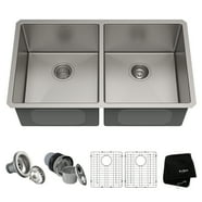Ruvati RVH8350 Undermount 16 Gauge 33 in. Kitchen Sink Double Bowl ...