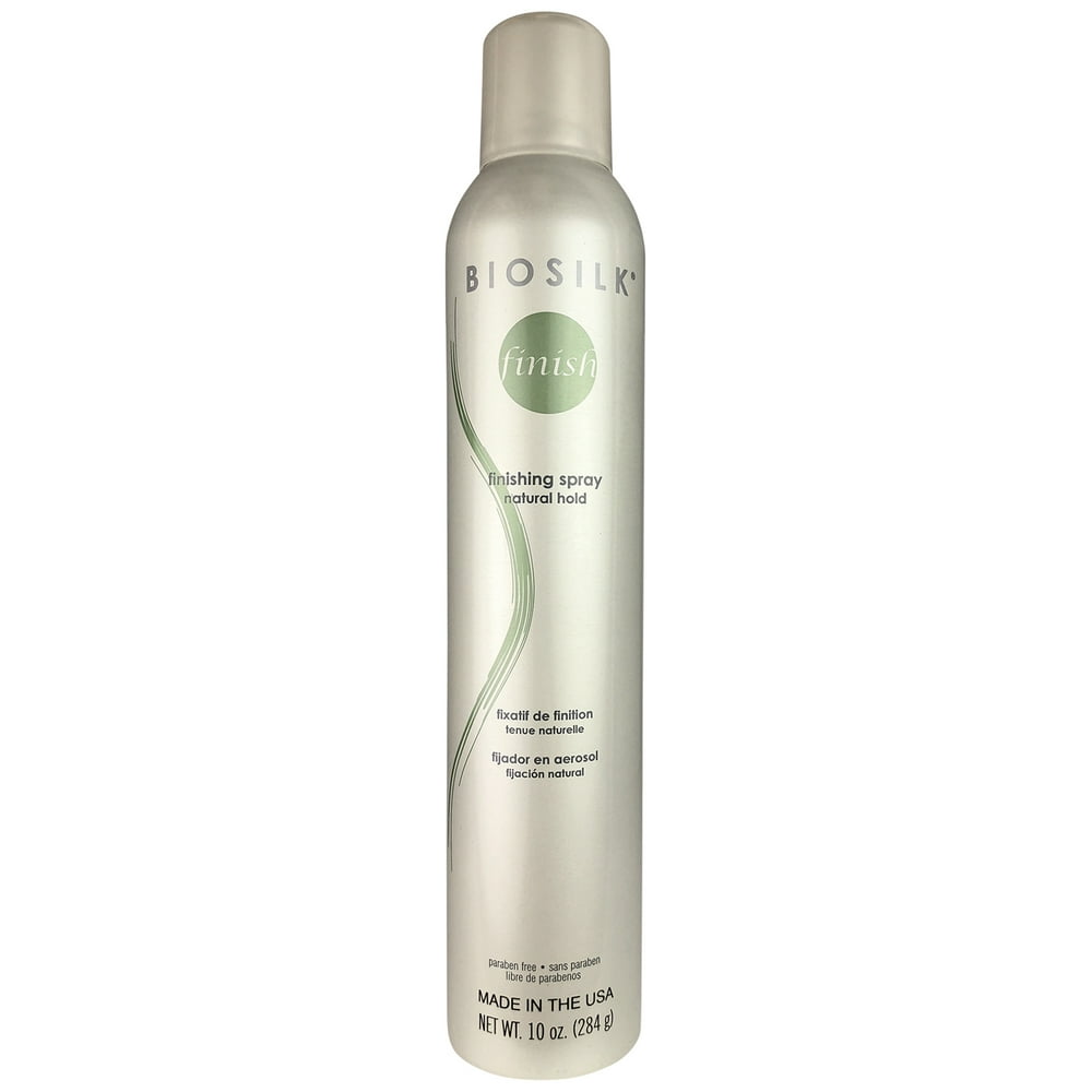 BioSilk - Biosilk Finishing Hair_Spray Natural Hold 10 oz - Walmart.com ...