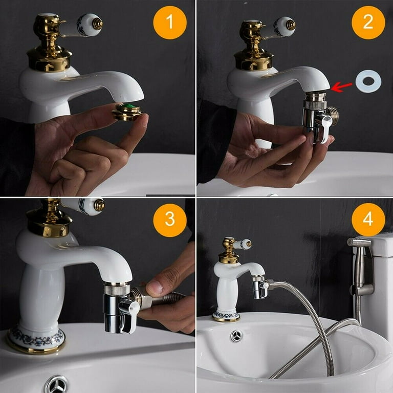 Bidet Sprayer Sink Faucet Hose Sprayer Attachment With 10 Adapters ...