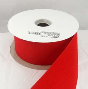 Embassy Red Velvet Christmas Ribbon 2 1/2" - 25 Yards - Walmart.com