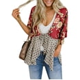 Cardigan For Women，Women's Cover Ups Spring Summer Boho Flowy Floral 3/ ...