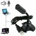 JUNWELL USB Microphone Computer Mic for Desktop Laptop Notebook Voice ...