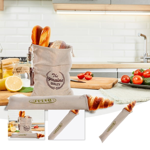 Japceit Bag Of Bread Reusable With Drawstring For Bread, Bags Of Bread ...