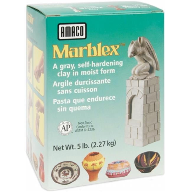 Amaco Marblex Self-Hardening Clay 5 Pounds - Walmart.com