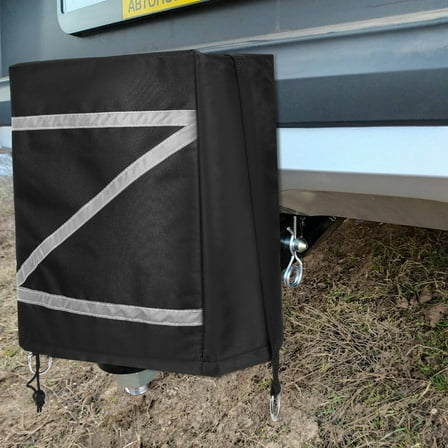 Electric Tongue Jack Cover, BougeRV 600D Universal Trailer RV Electric ...