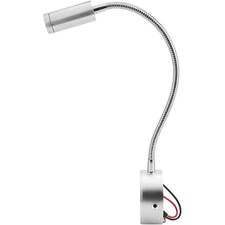 Gooseneck LED Task Light, Easy to Install LED Wall Mount Reading Light ...