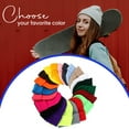 Stromguard Men Women Knit Skully Beanie Hat Ski Cap Cuff Slouchy Plain Solid Warm Winter - Blue ...
