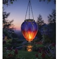 23.5 Inch Hot Air Balloon Solar Lantern Hanging LED Light Waterproof ...