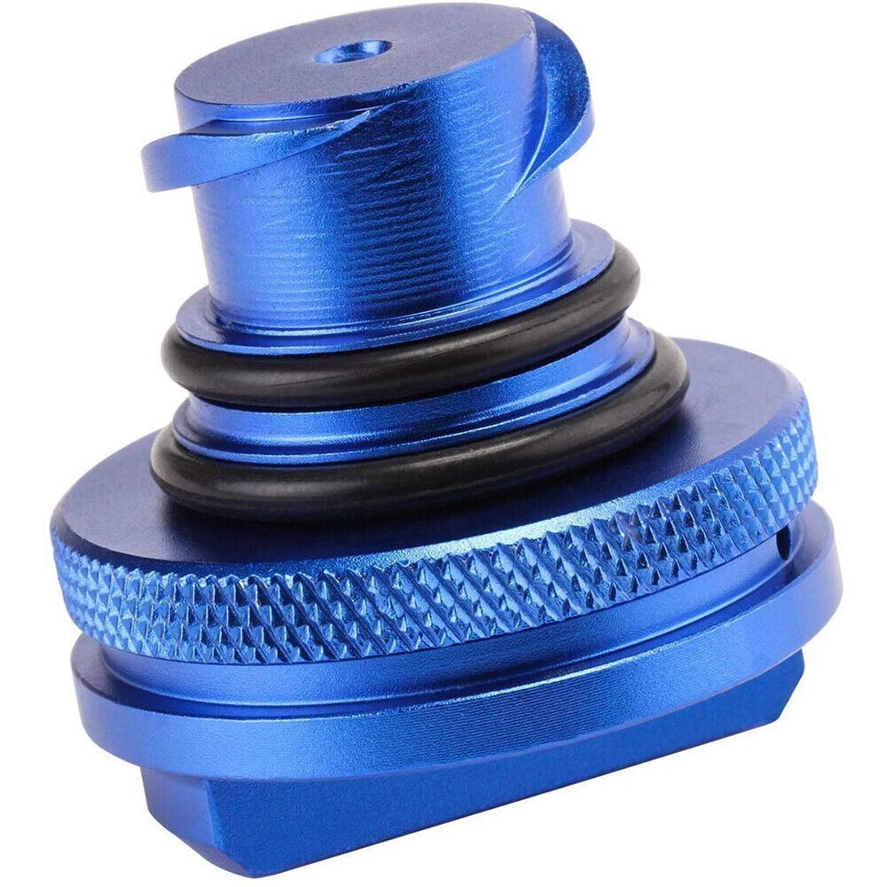 LisFaxbo Billet Aluminum Fuel DEF Cap Blue For 2013-2017 Dodge Ram ...