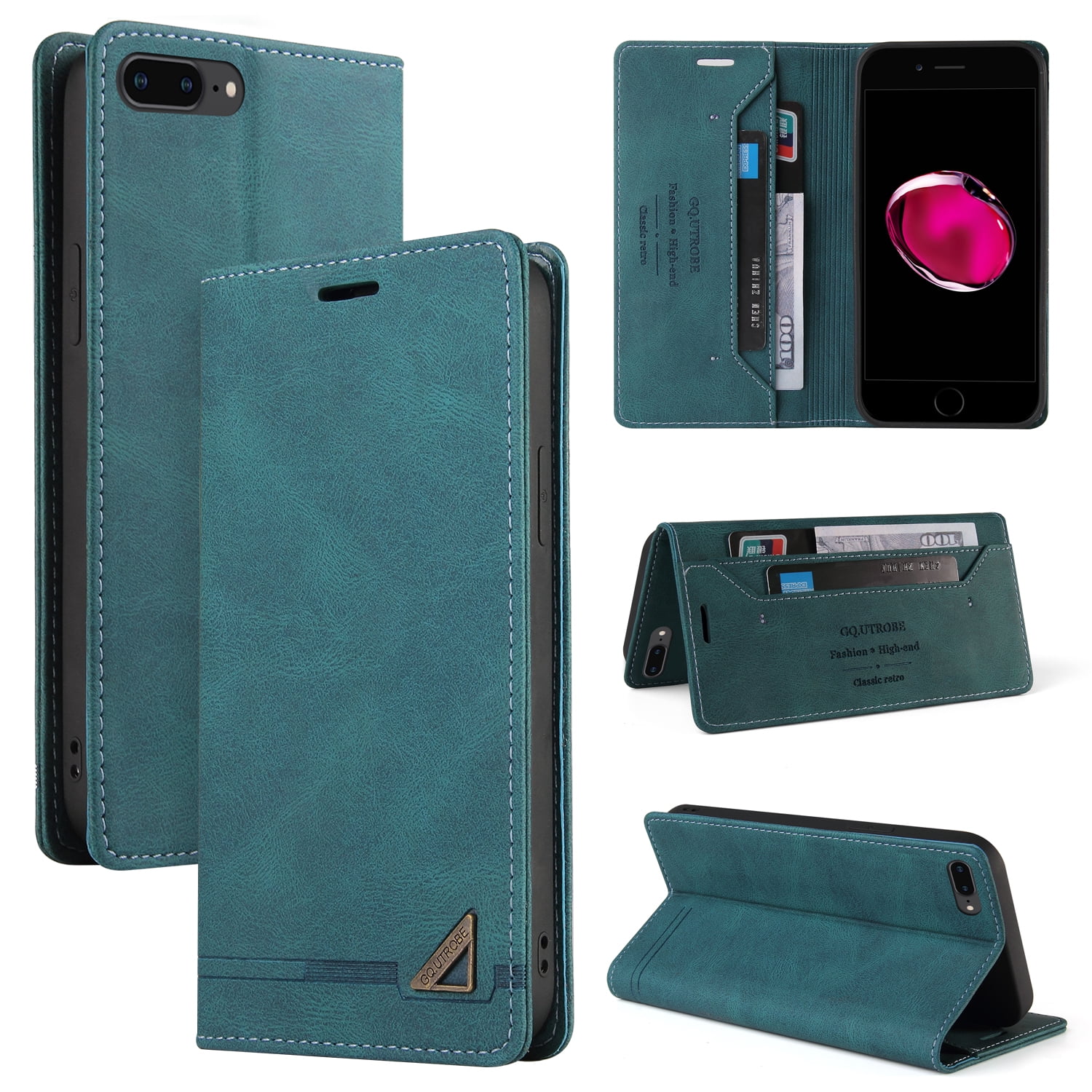 Mantto iPhone 7 Case, iPhone 8 Case, iPhone SE 2020 Case, PU Leather ...