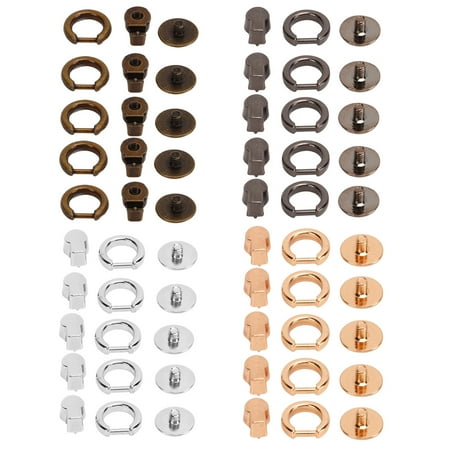 Ring Rivets, Round Head D Ring Rivets High Hardness Iron Alloy 20pcs ...