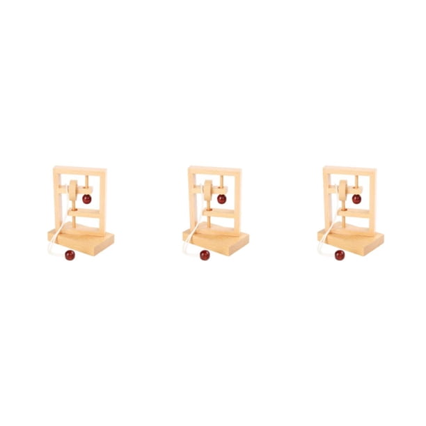 Enqiretly Classic Wood Rope Puzzles Intelligent Brain Teaser Learning ...