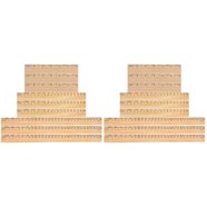 BAZIC Back to School Kids Wooden Ruler 12" (30cm), Single Metal Edge ...