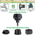 3/4 Inch Female Pipe Thread to 1/4 Inch Drip Irrigation Tubing Adapter ...
