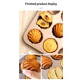 6/12 Cavity Baking Mold Nonstick Coating Carbon Steel Shell Shape ...