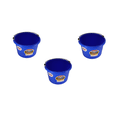 Little Giant Blue 8 Quart Plastic Bucket Pack of 3 - P8BLUE - Walmart.com
