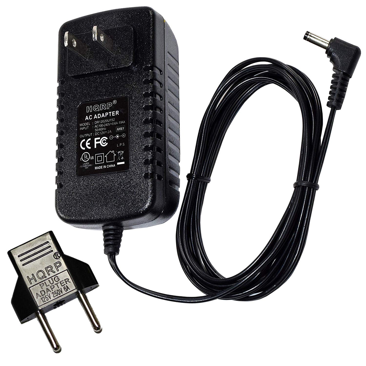 HQRP 12V AC Adapter compatible with JBL YJS020F-1201500D, SSA-18W-12 ...