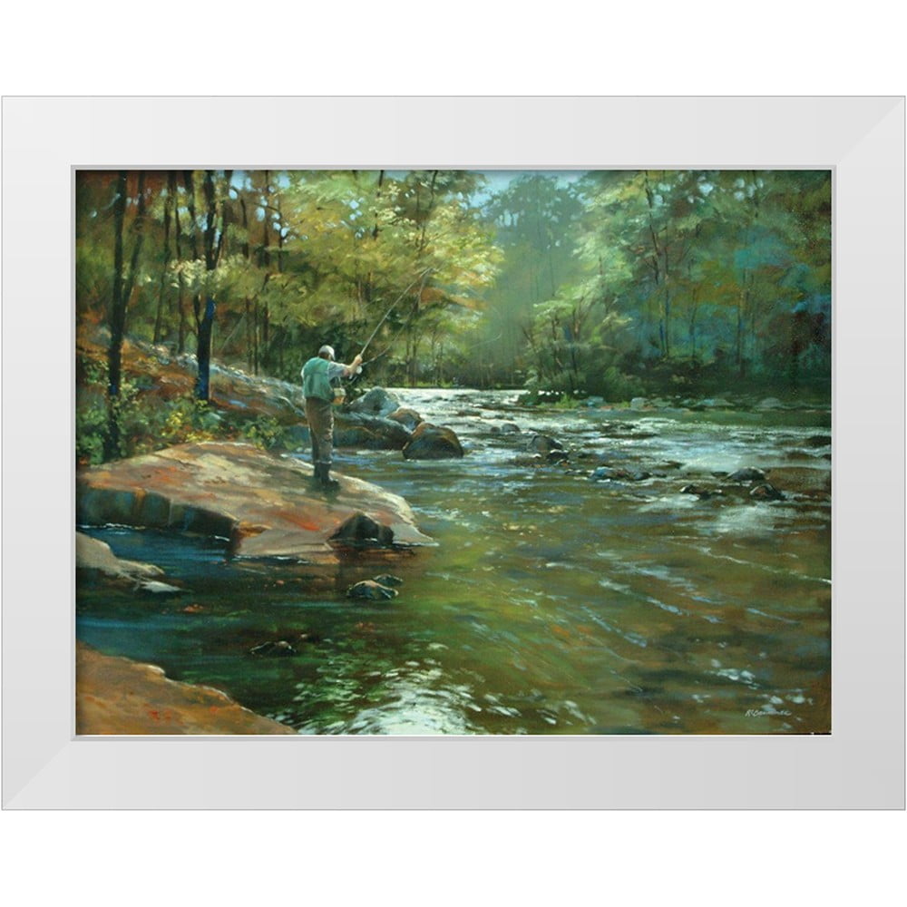 Bansemer, Roger 24x19 White Modern Wood Framed Museum Art Print Titled ...