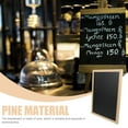 HERFIER 1 of Table Number Chalkboard Message Board Wooden Bulletin ...