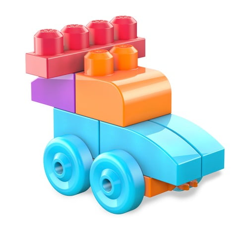 Mega Bloks Mega 80pc Bonus Building Bag - Walmart.com