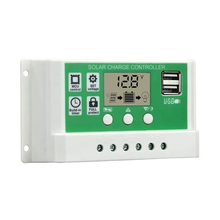 BJYX Solar Charge Controller 12V/24V Lithium Lead-acid Battery Solar ...