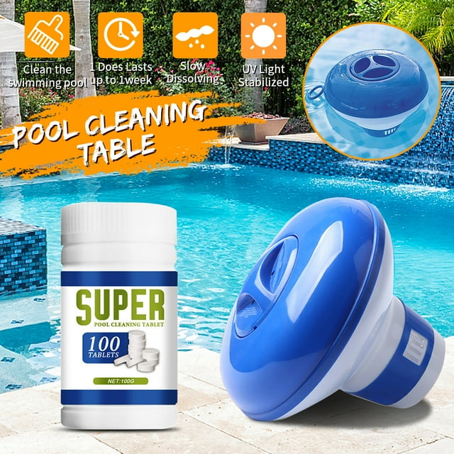 5 inch Floating Chemical Dispenser for Swimming Pool, Hot Tub, Above ...