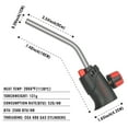 "DOMINOX Professional Propane Torch Head with Push Button Igniter ...