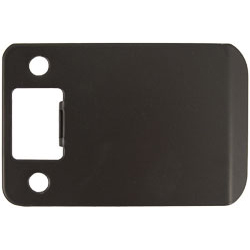 Round Corner Extended Lip Strike Plate, 2-1/4" x 3", (3-1/2" Overall ...