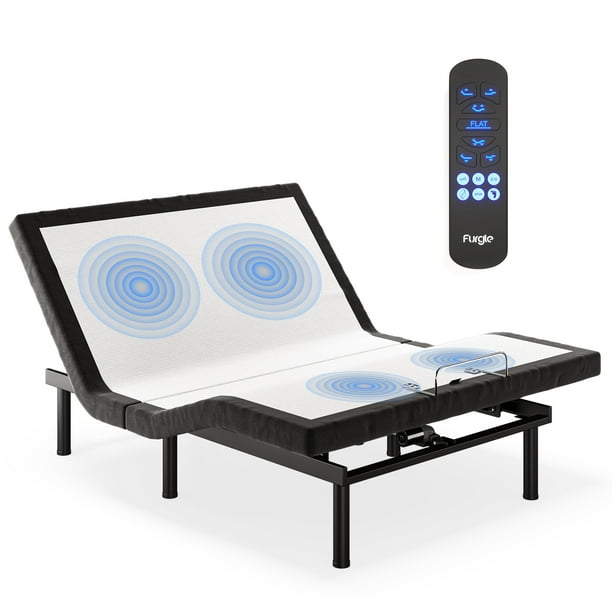 Queen Adjustable Bed Base with Remote,Vibration Massage,Incline,Queen ... Queen Adjustable Bed Base with Remote,Vibration Massage,Incline,Queen ...