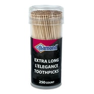 Diamond Toothpicks, Square Center, 250 Ct - Walmart.com