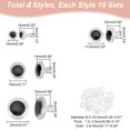 40 sets 4 style Plastic Wiggle Eyes Craft Safety Eyes for Crafts ...