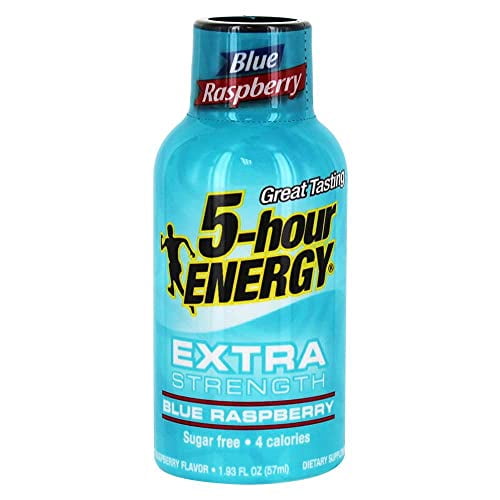 Blue Raspberry Flavor Extra Strength 5-hour ENERGY - Walmart.com